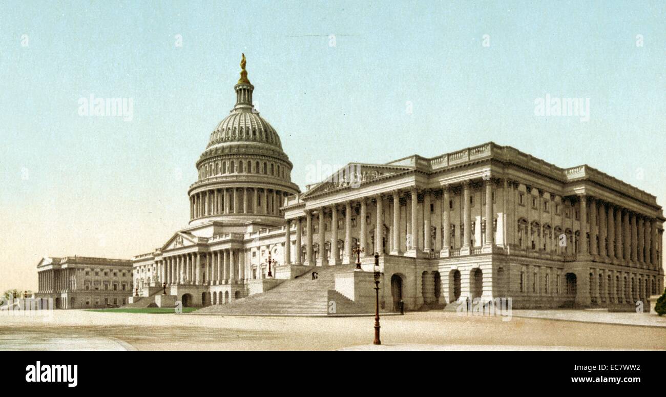 The Capitol at Washington in 1900 Stock Photo - Alamy