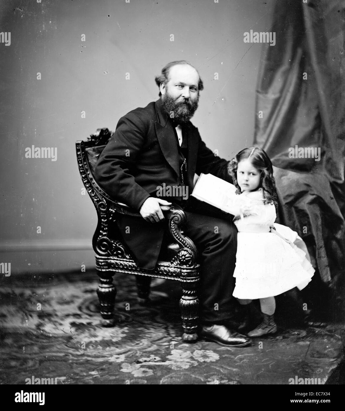 President garfield hi-res stock photography and images - Alamy