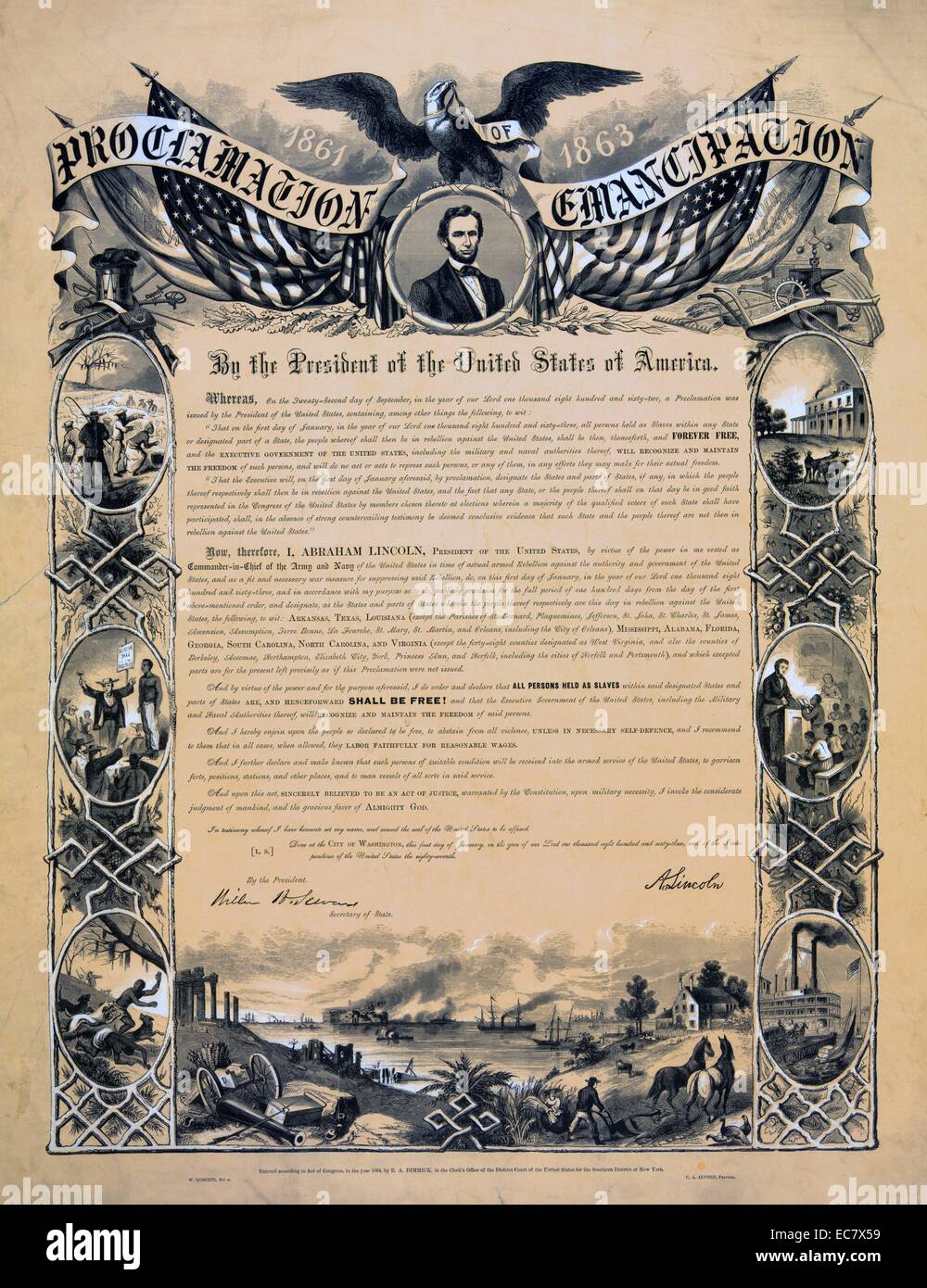 Original Emancipation Proclamation On Display