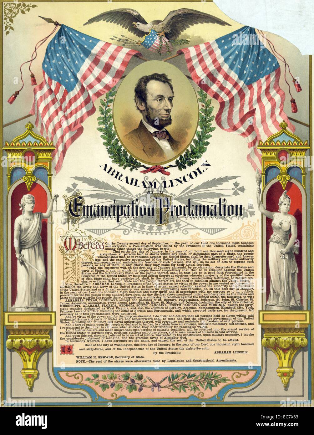 Text of the Emancipation Proclamation Stock Photo: 76391563 - Alamy