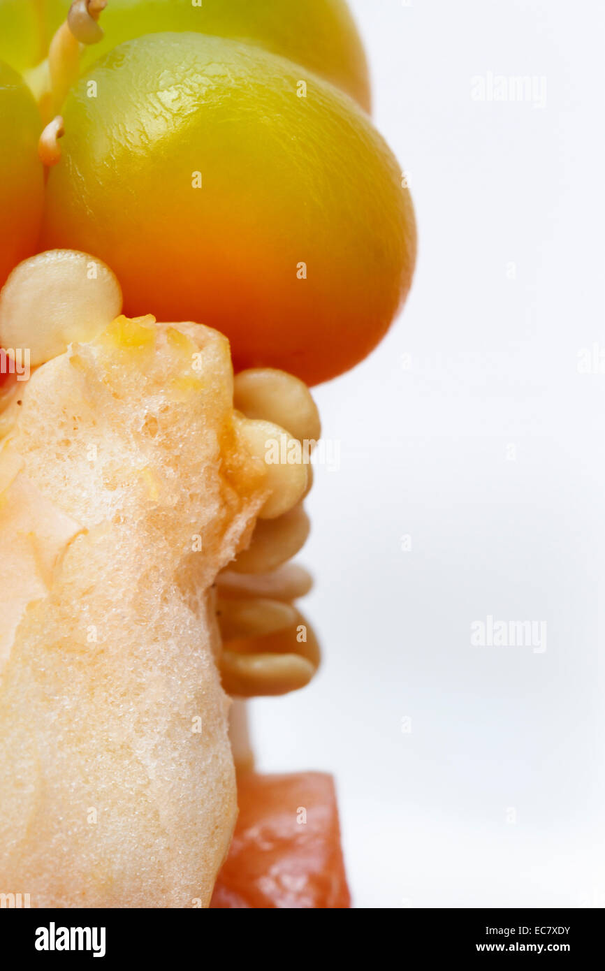 interior of raw red bell pepper Stock Photo - Alamy