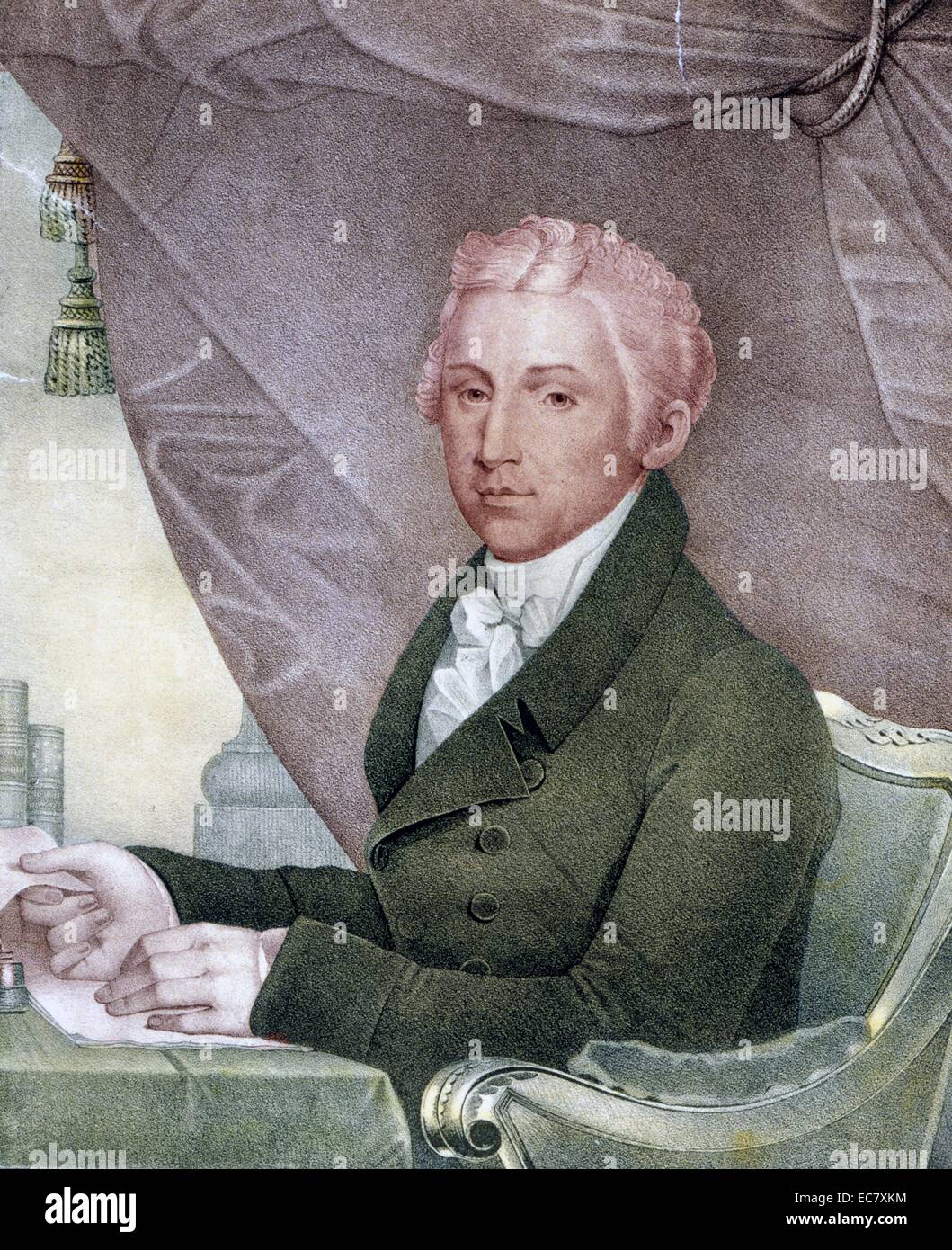 President james monroe hi-res stock photography and images - Alamy