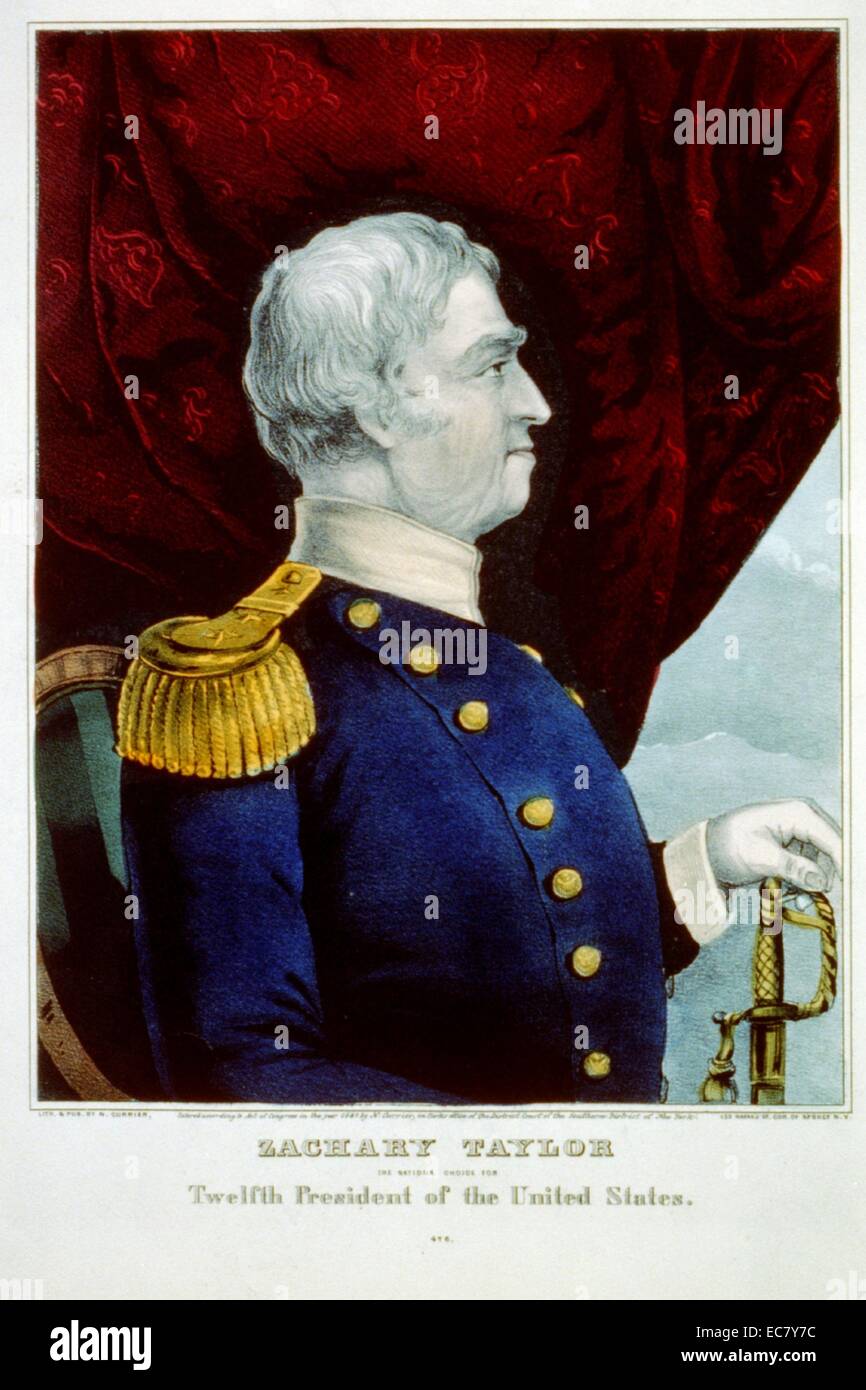 Zachary Taylor, the Twelfth President of the United States; Commander ...