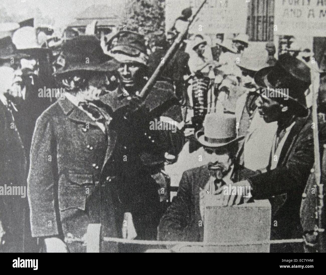 The Birth of a Nation (1915). Col. Cameron is turned from the polls by ...