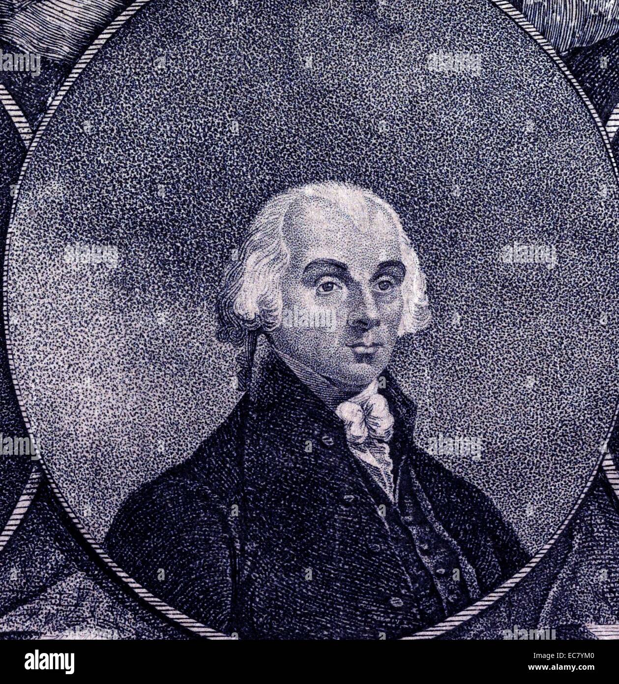 James Maddison, US President from an illustration of 1812 Stock Photo ...