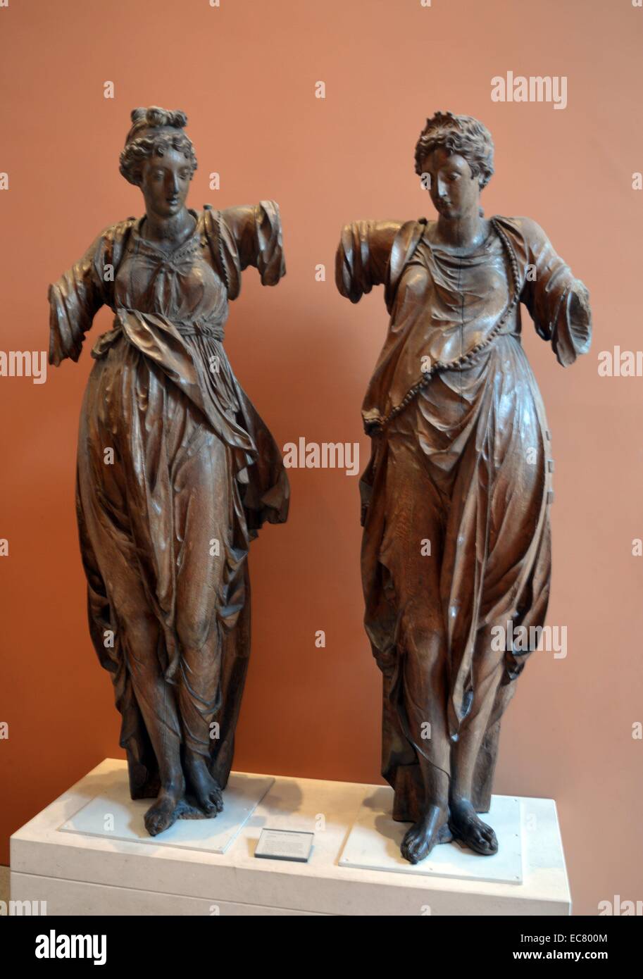 Caryatids wood 17th century hi-res stock photography and images - Alamy
