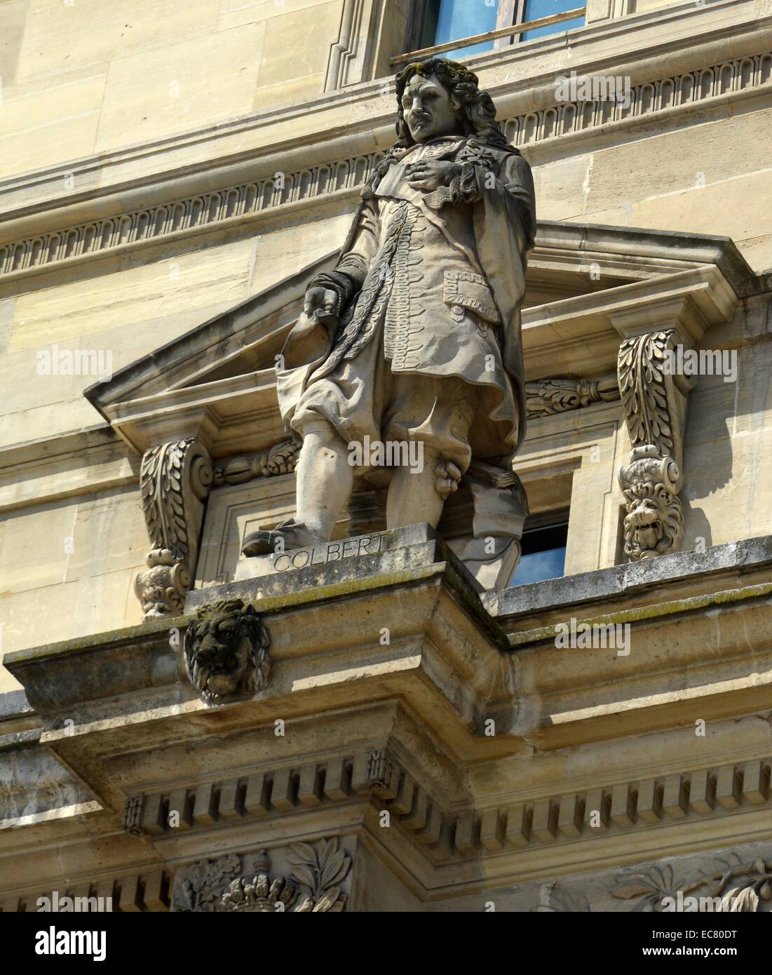 Statue jean baptiste colbert french politician 17th century hi-res ...