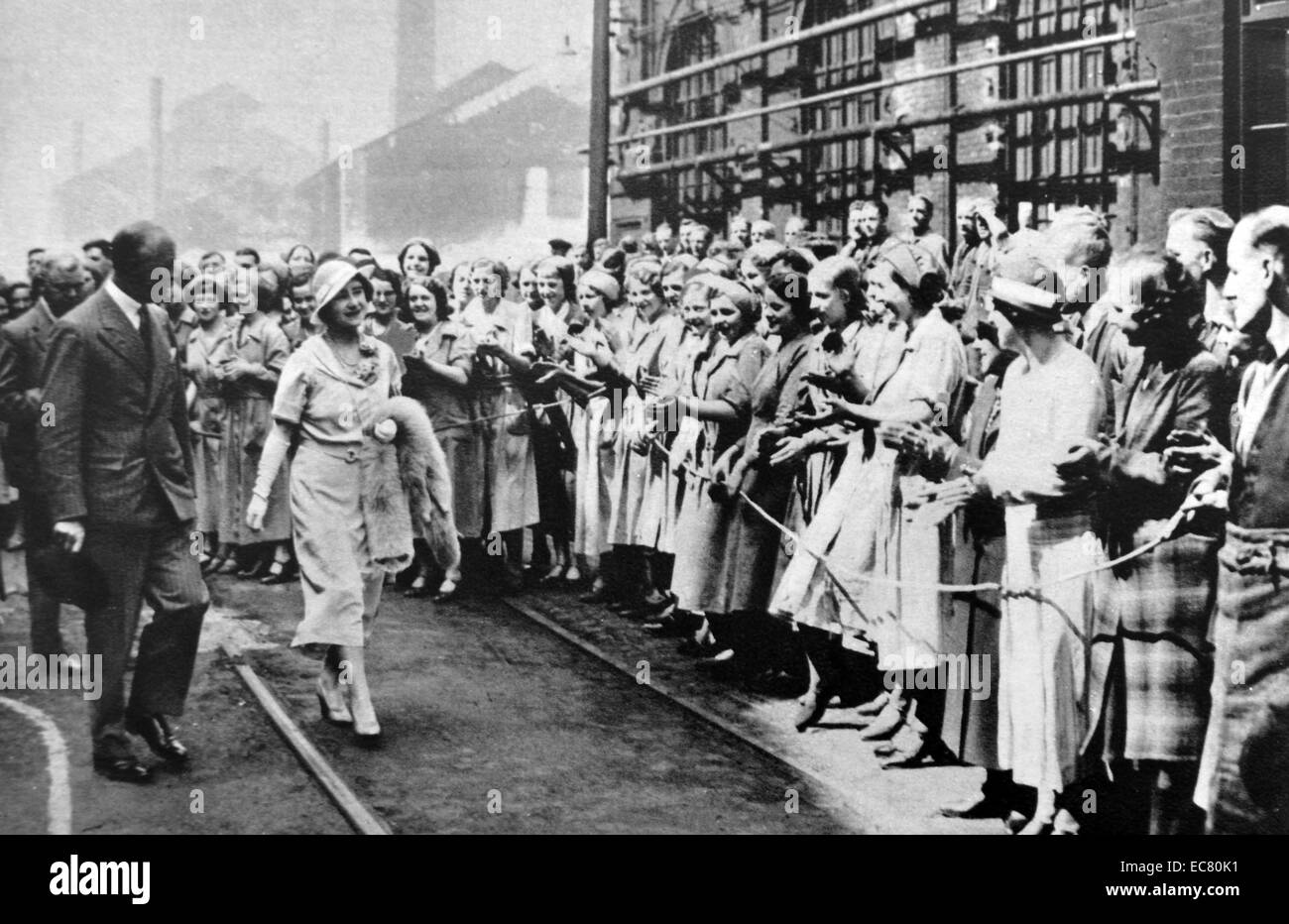 Duchess of York, later Queen Elizabeth, wife of King George VI of Great ...