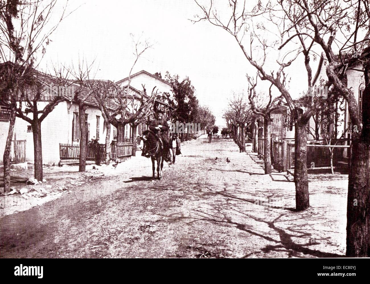 A street in Petah Tikva. A city in the Central District of Israel, it ...