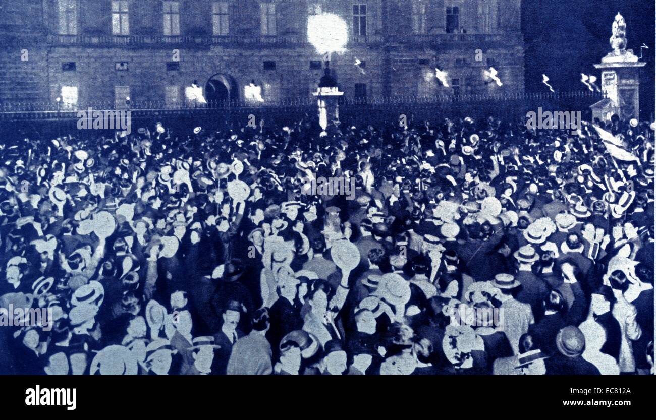 Photograph taken on the eve of the war between Great Britain and ...