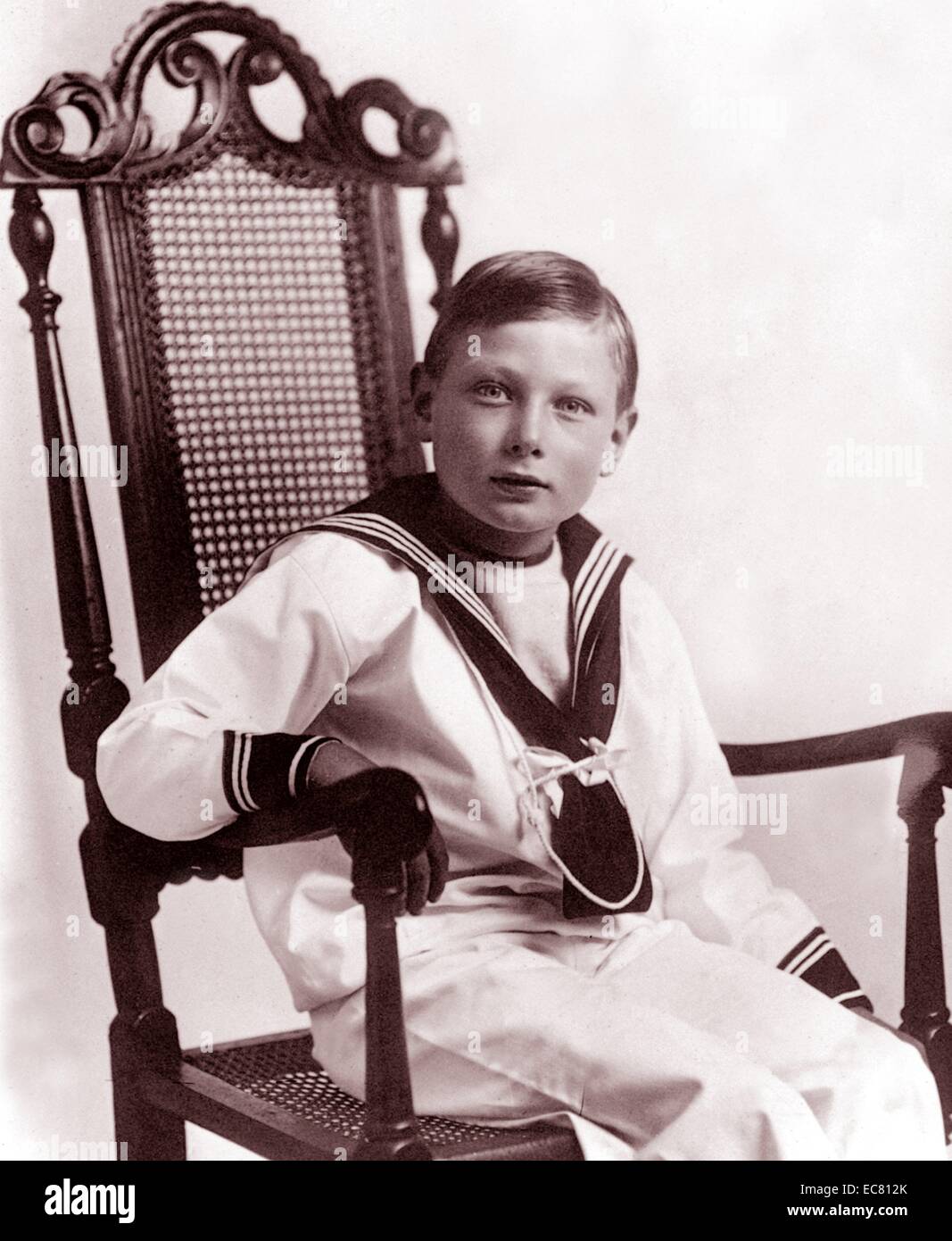 Photograph of Prince John of the United Kingdom (1905-1919) the fifth ...