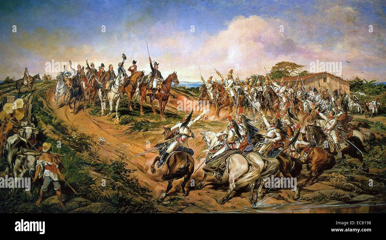 Independence of Brazil 1888 by Pedro Américo. Américo (1843 – 1905) was ...