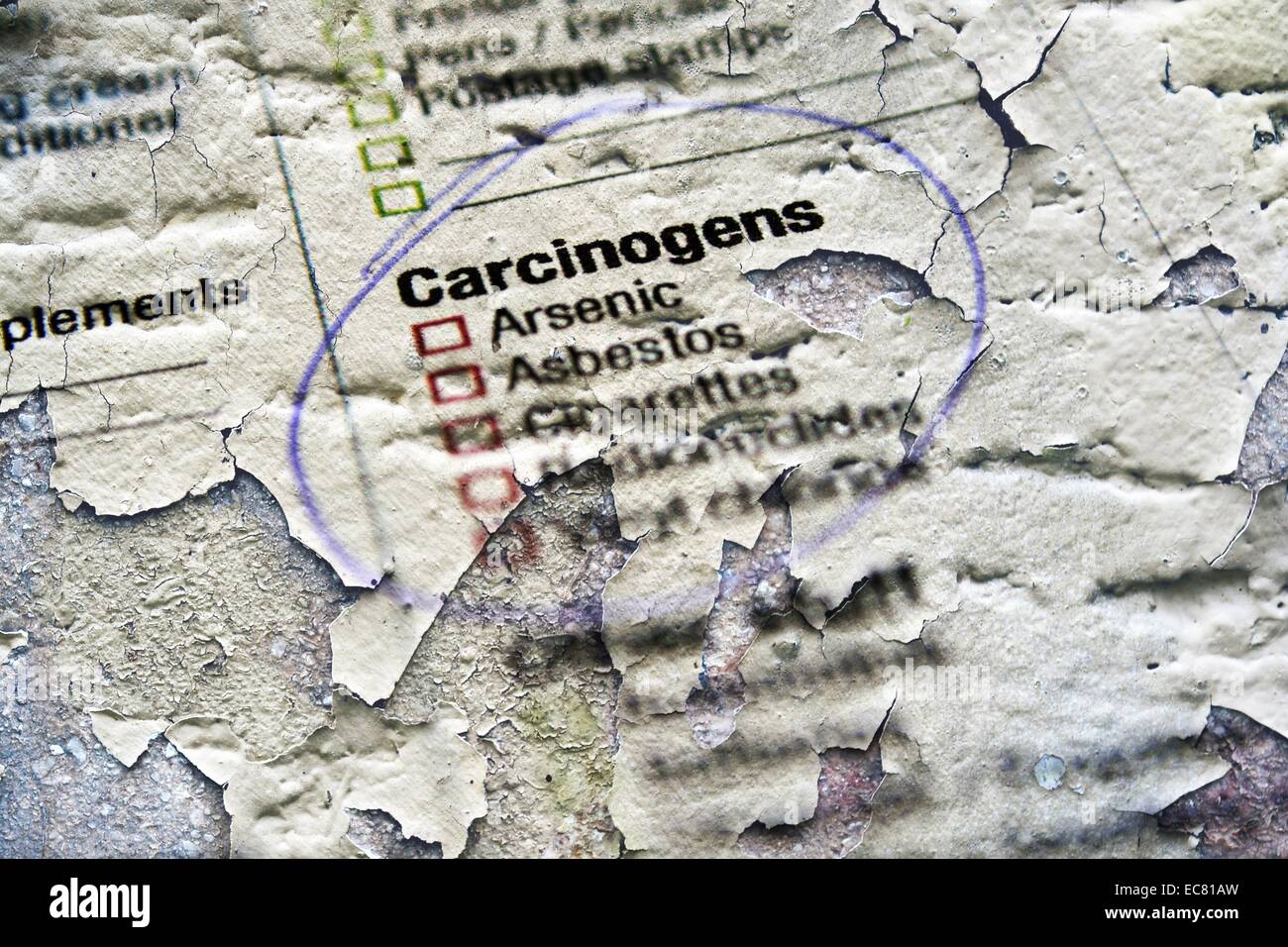 Carcinogens hi-res stock photography and images - Alamy