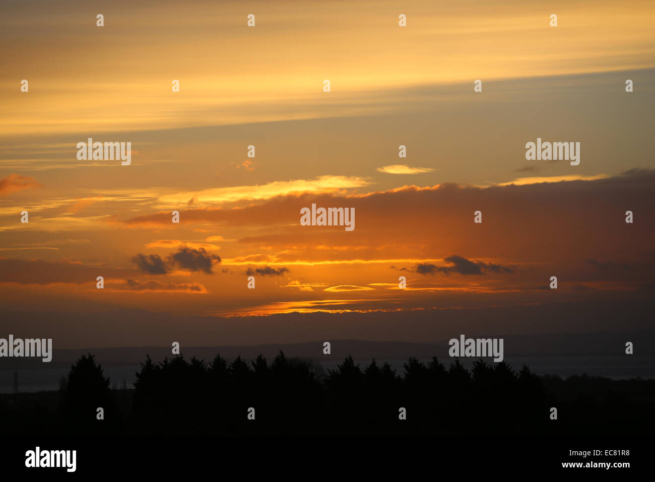 Gwent Levels near Cardiff, Wales, UK. 10th December, 2014. UK Weather ...