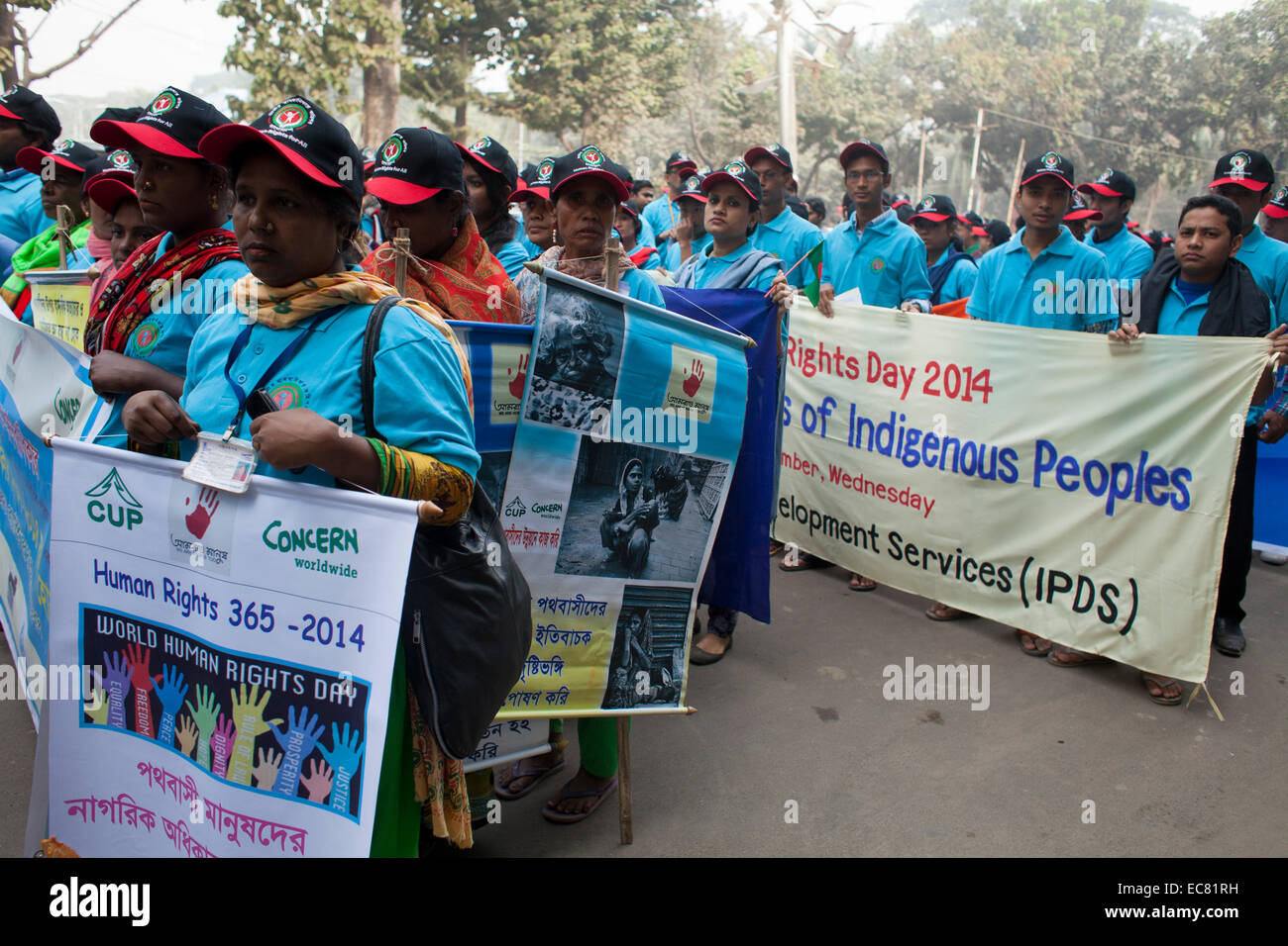 Dhaka, Bangladesh. 10th December, 2014. Several Bangladeshi human ...