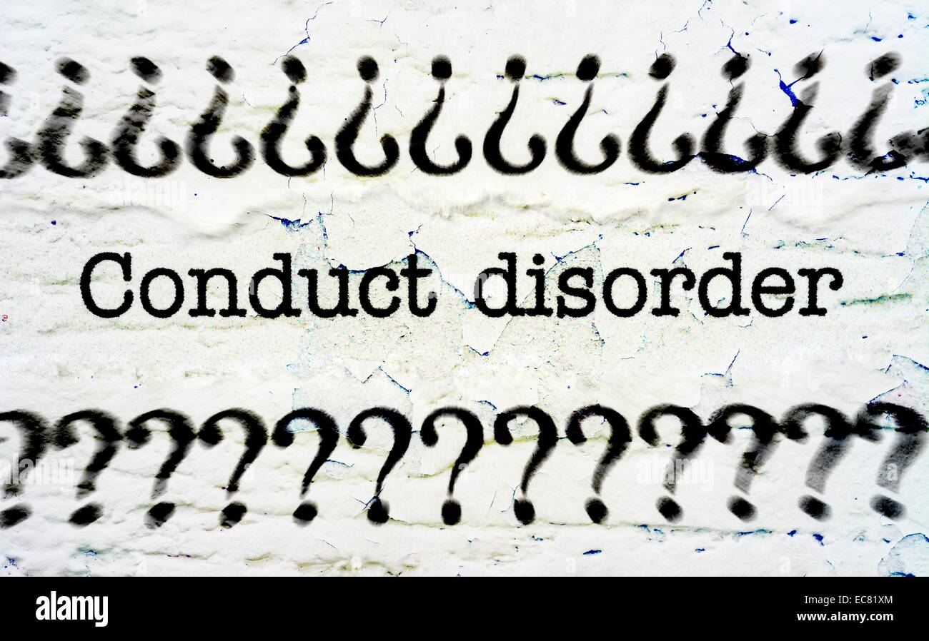 Conduct disorder hi-res stock photography and images - Alamy