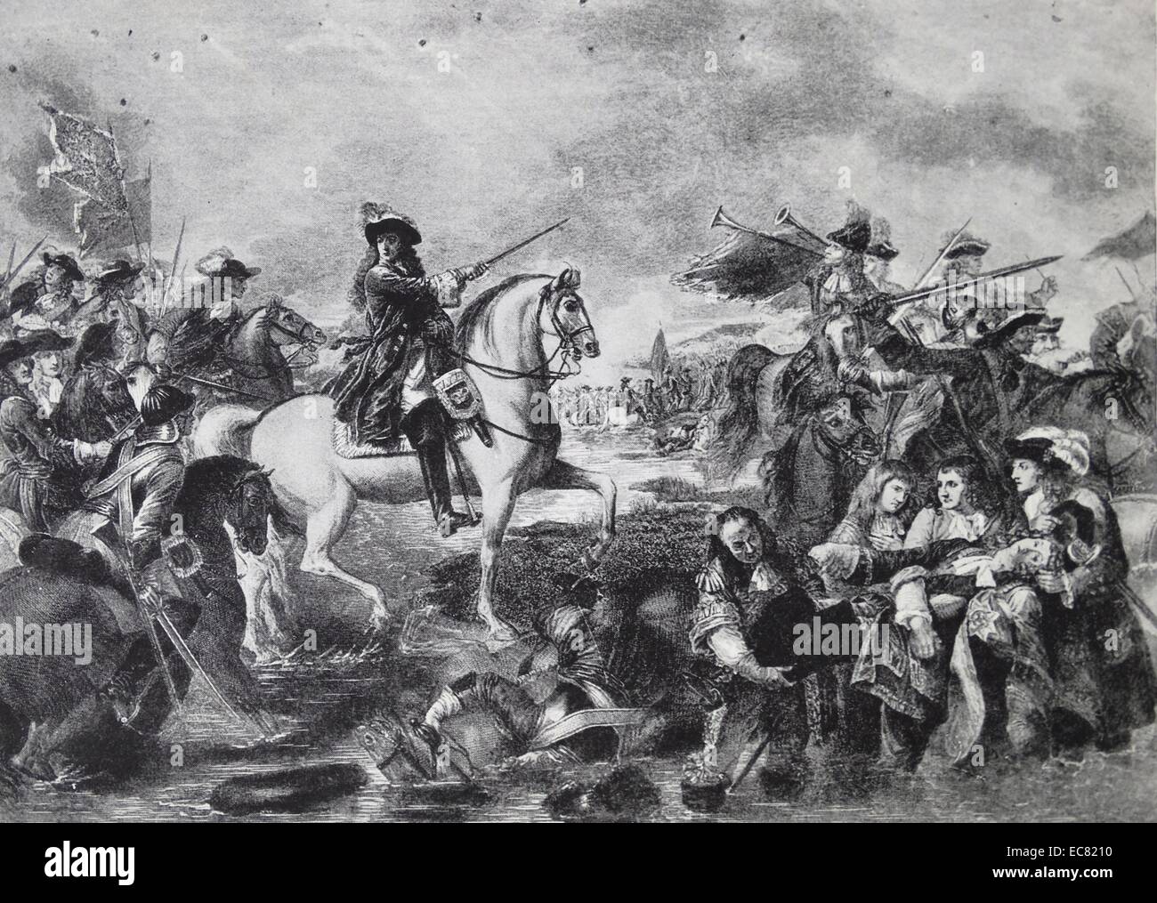 The Battle of the Boyne 1690; between two rival claimants of the ...