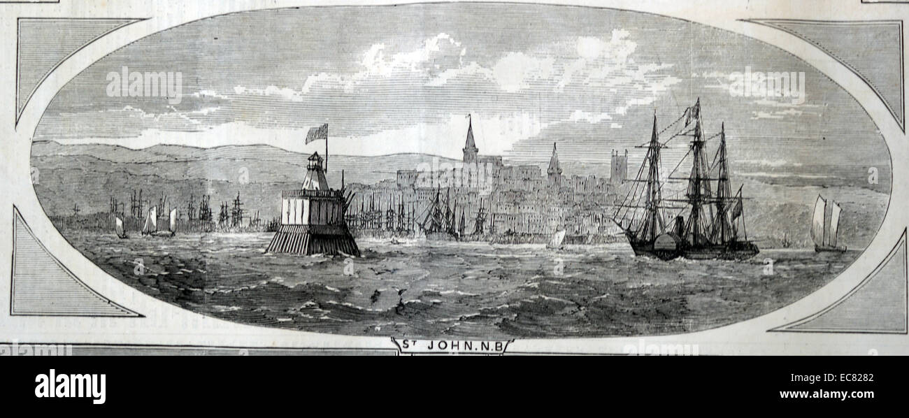 St. John River; Canada. The Basin Of Mina; New York State; was first ...