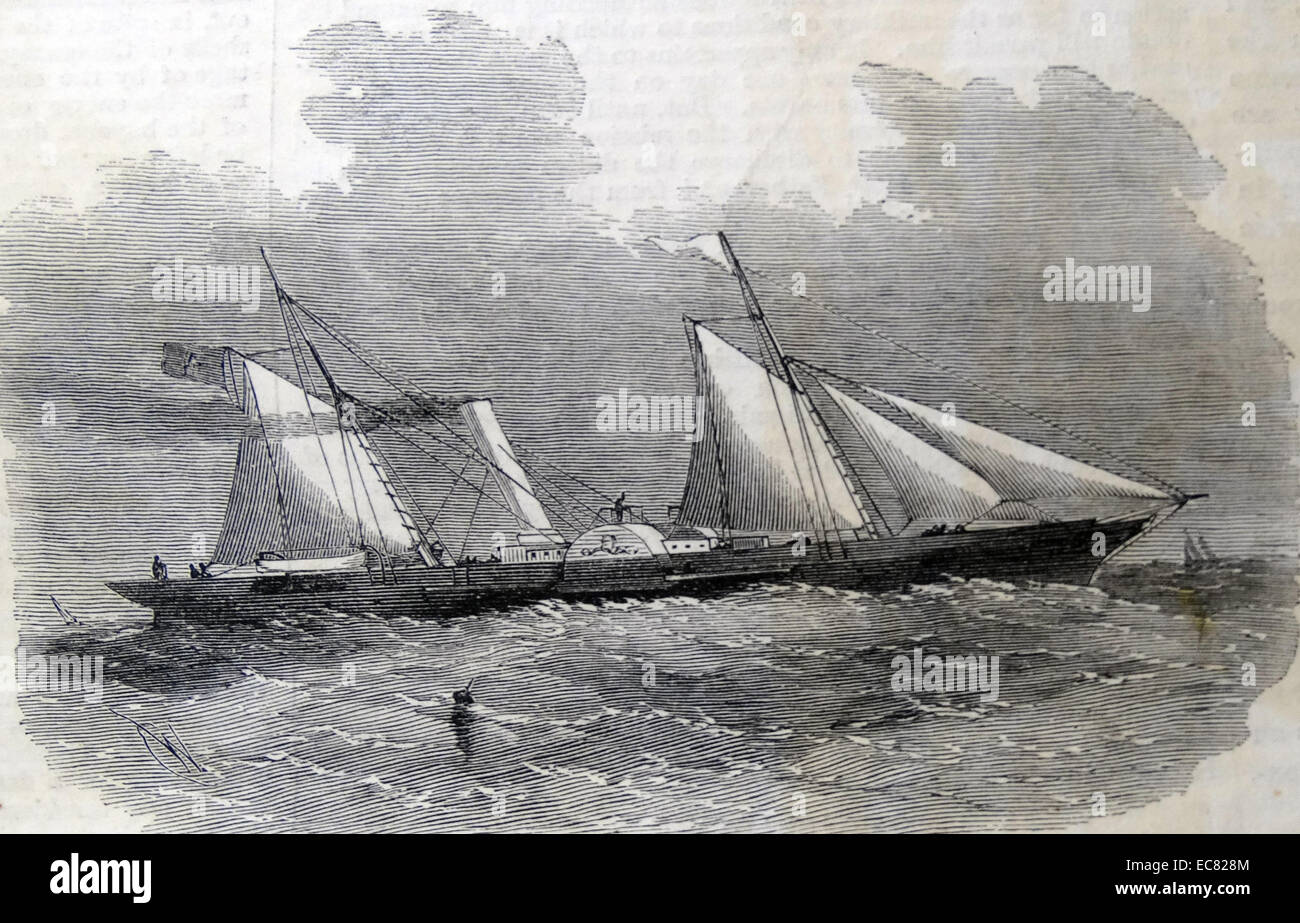 Fairy queen paddle wheel despatch boat general garibaldi boat naval ...