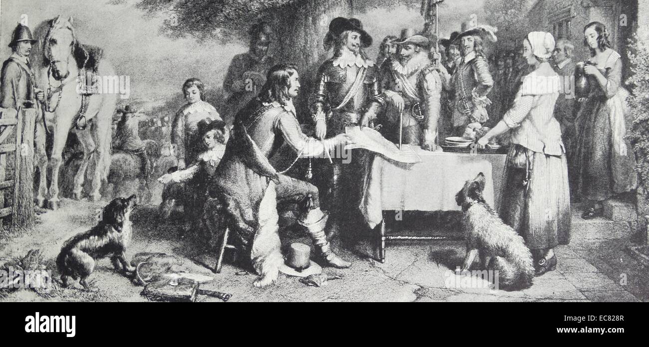 King Charles I of England, before the Battle of Edge hill (or Edge Hill ...