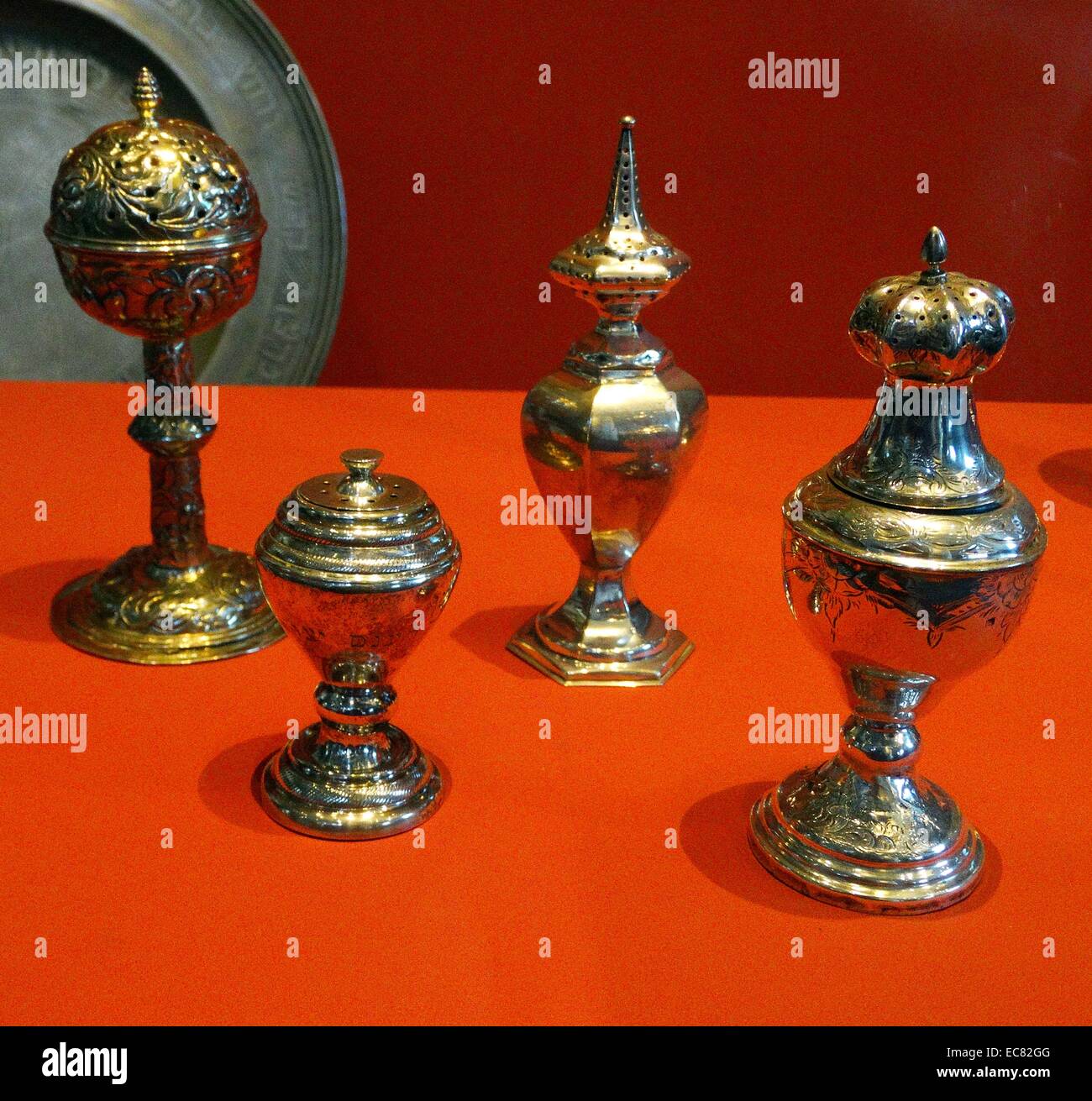 Spice boxes. The pleasant smell of the spices lingers as a memory of ...