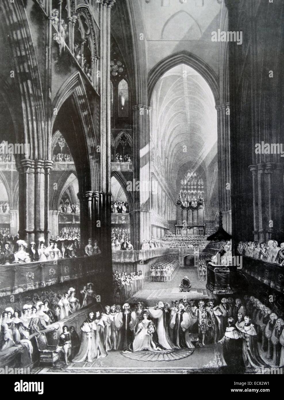 Coronation of Queen Victoria of Great Britain 1838 Stock Photo - Alamy
