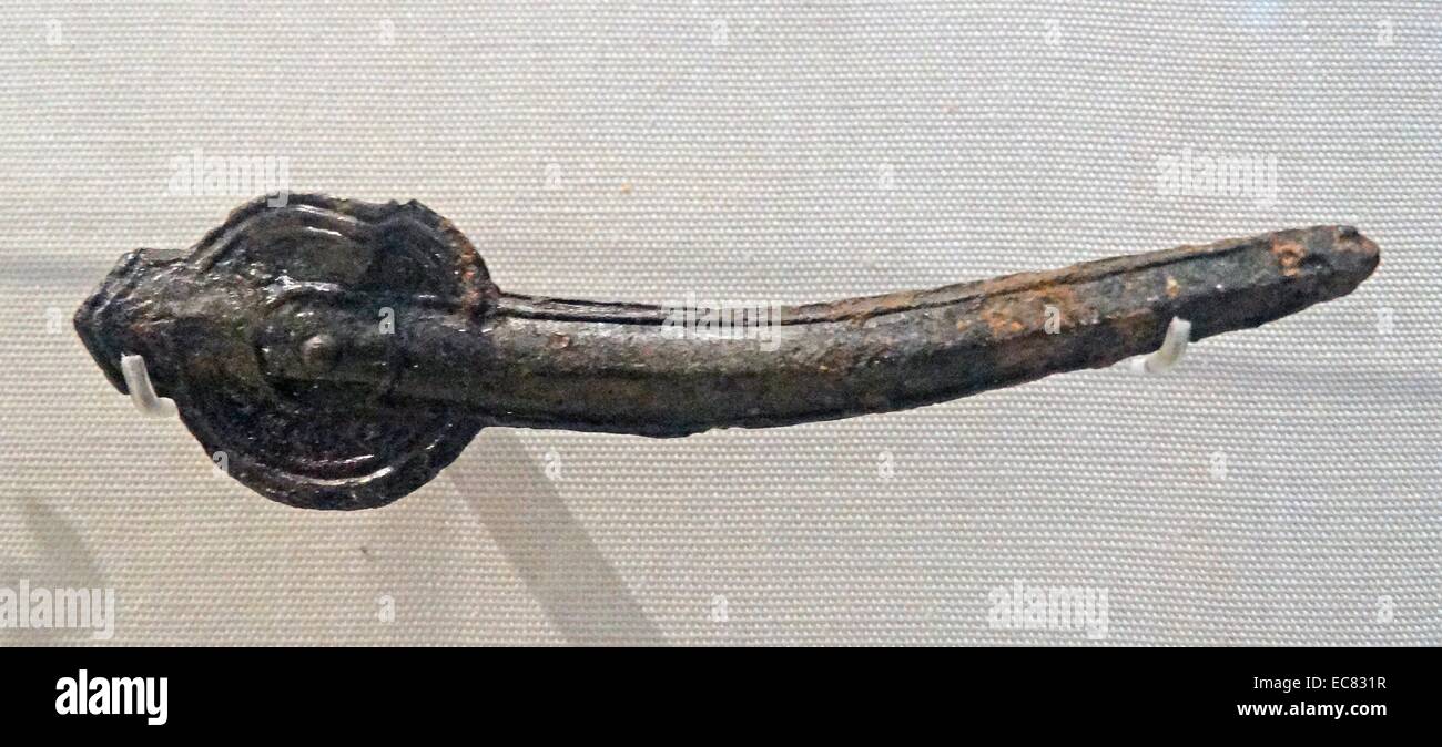 Ampulla, religious badge worn by English, medieval Christian pilgrims ...