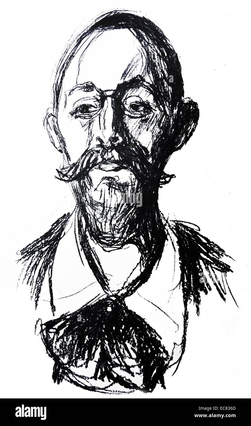 Portrait of Professor Jacobson by Norwegian artist Edvard Munch (1863 ...