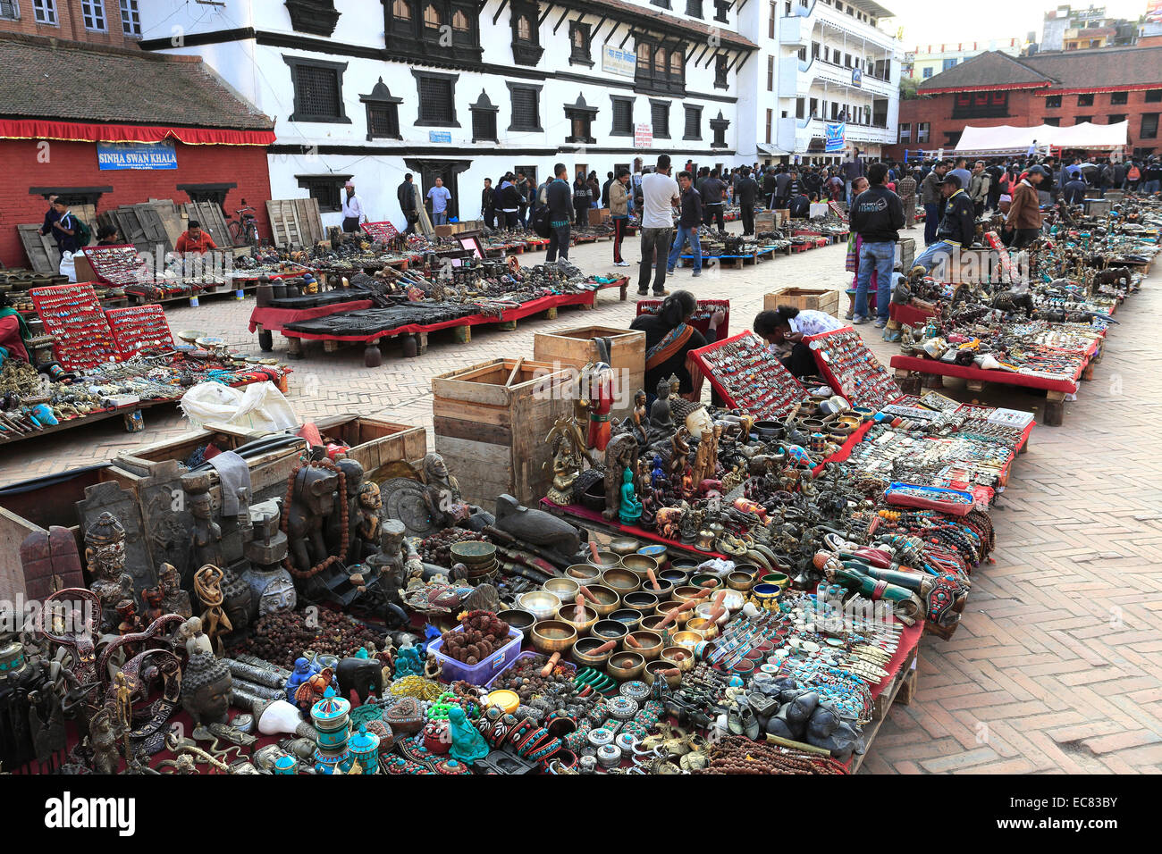Nepal kathmandu thamel souvenir shop hi-res stock photography and ...