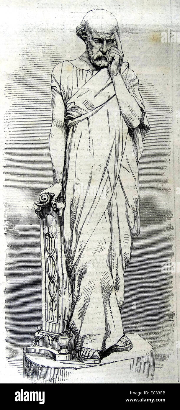 Statue socrates greek scholar philosopher western philosophy plato hi ...