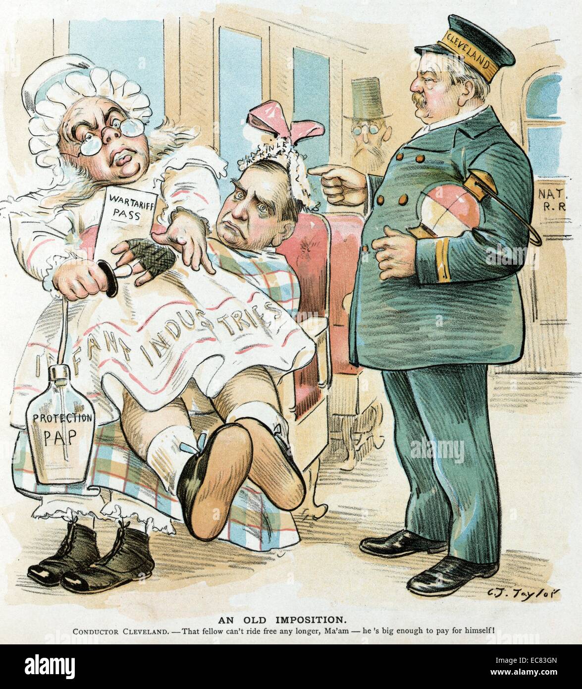 President mckinley cartoon hi-res stock photography and images - Alamy