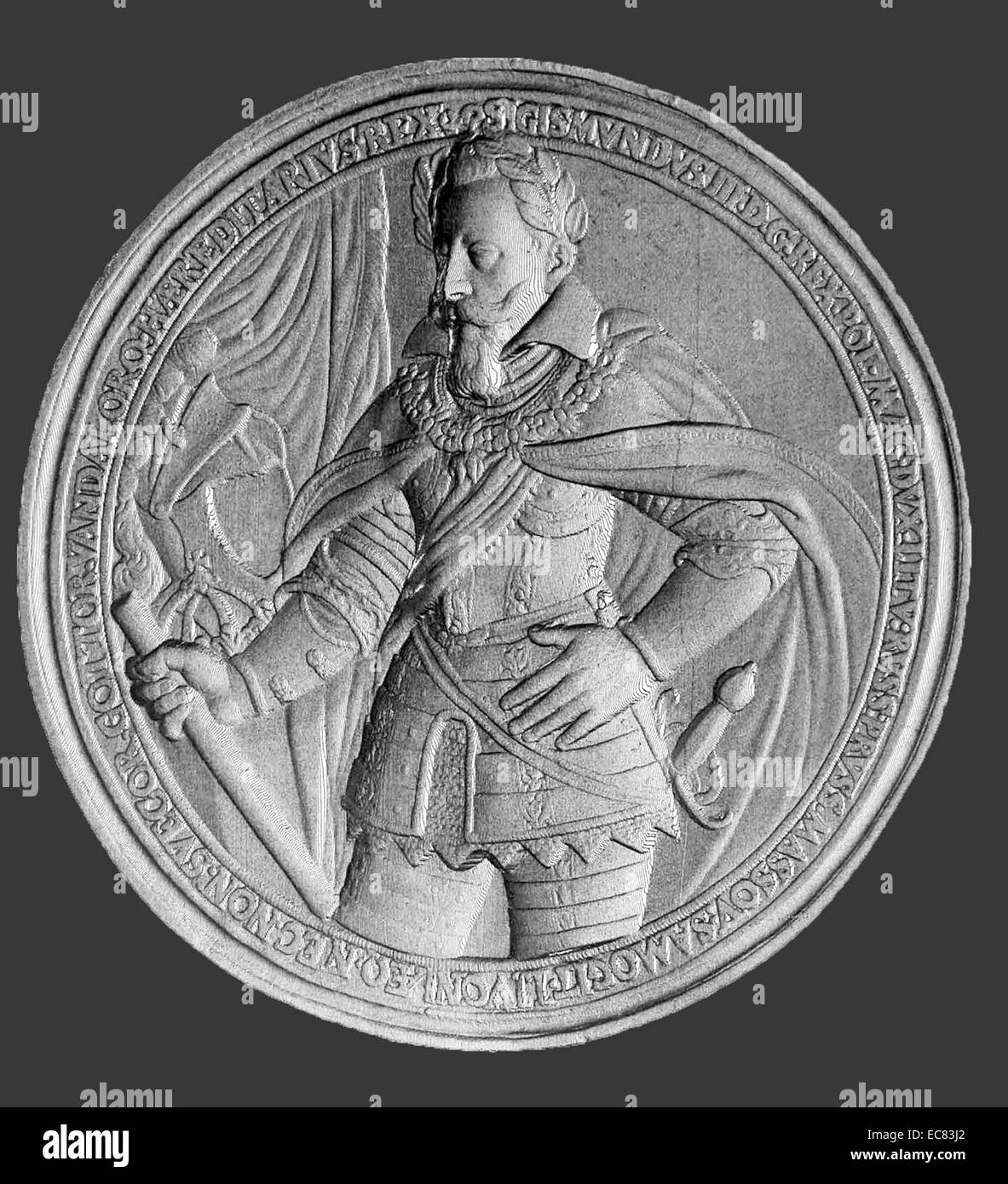 Sigismund iii vasa king poland grand duke lithuania sweden Black and ...