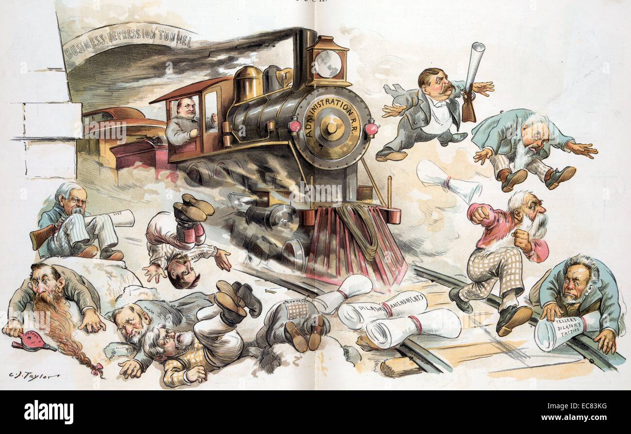 Grover cleveland cartoon hi-res stock photography and images - Alamy