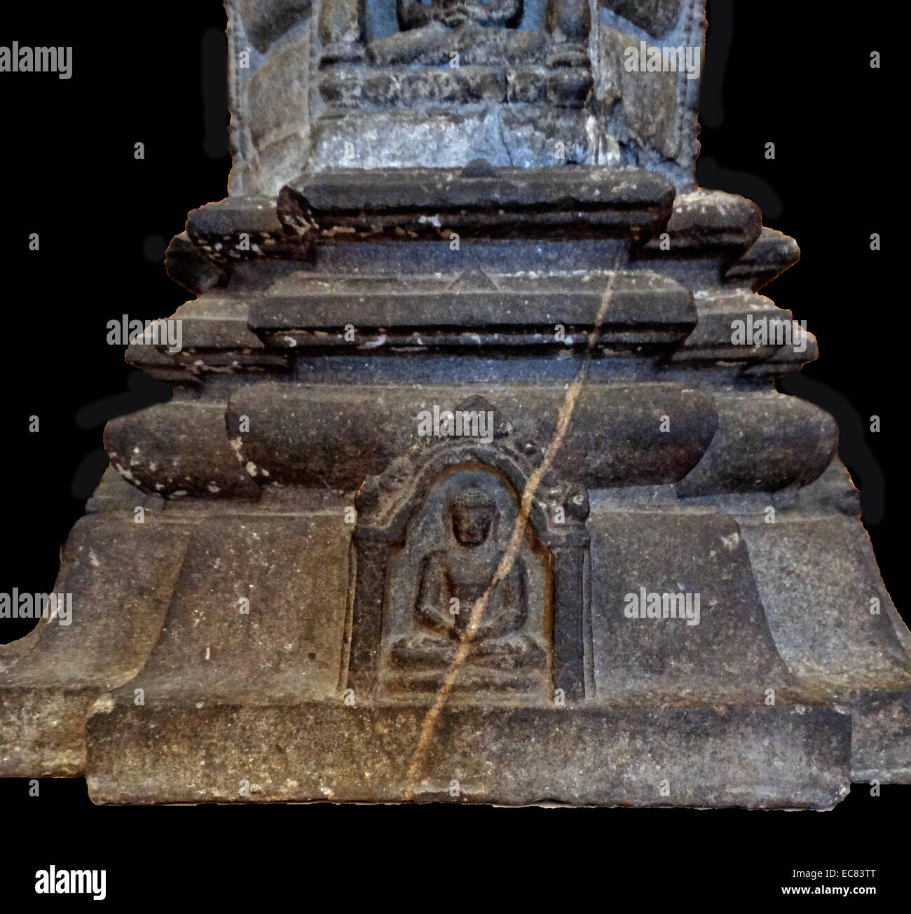 Votive Stupa. Bodh Gaya; Bihar; India; Stone. Stupas were used before ...