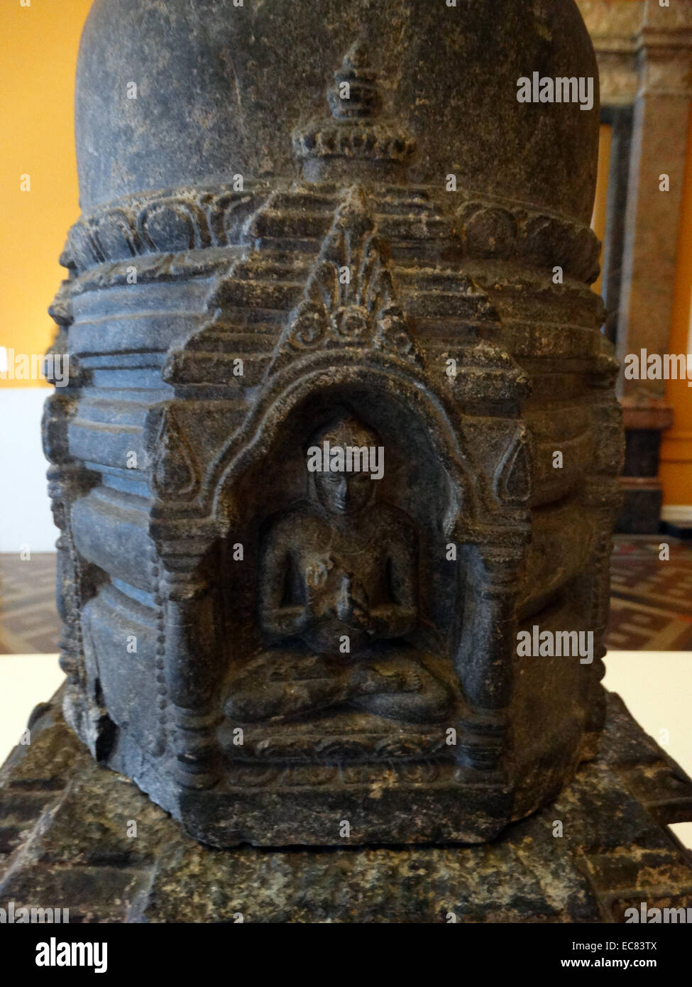 Votive Stupa. Bodh Gaya; Bihar; India; Stone. Stupas were used before ...