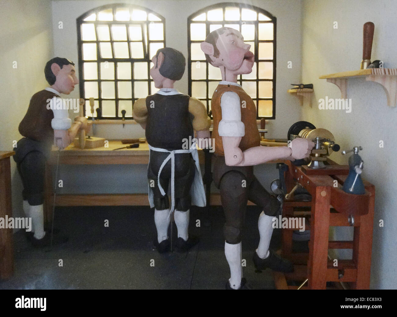 The crafting of a gun told through interactive animations. This process ...