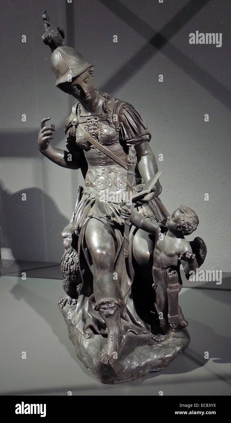 Sculpture bronze italian roman mythology minerva cupid gods hi-res ...