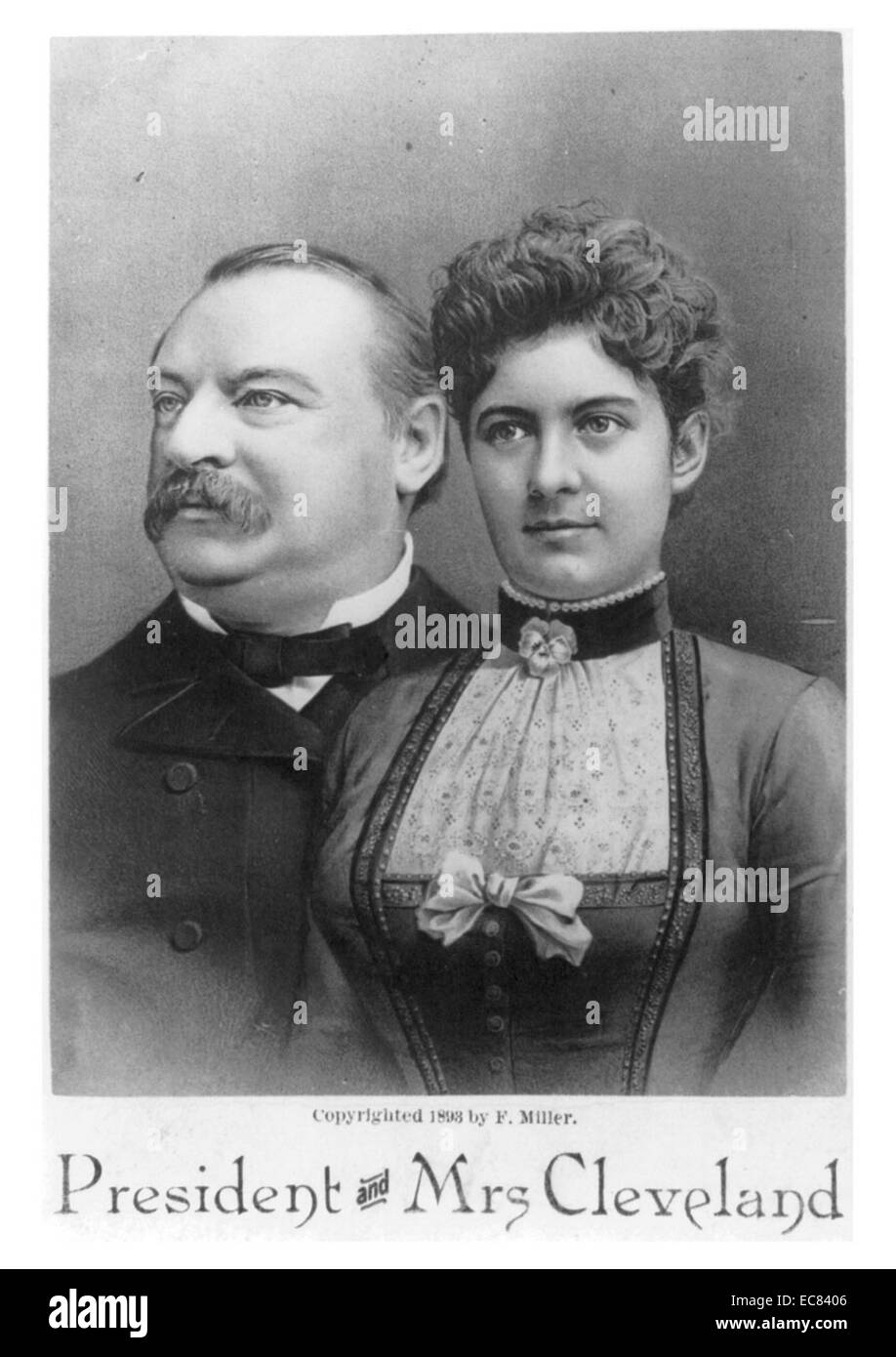 Photographic Print of President Grover Cleveland and the First Lady ...