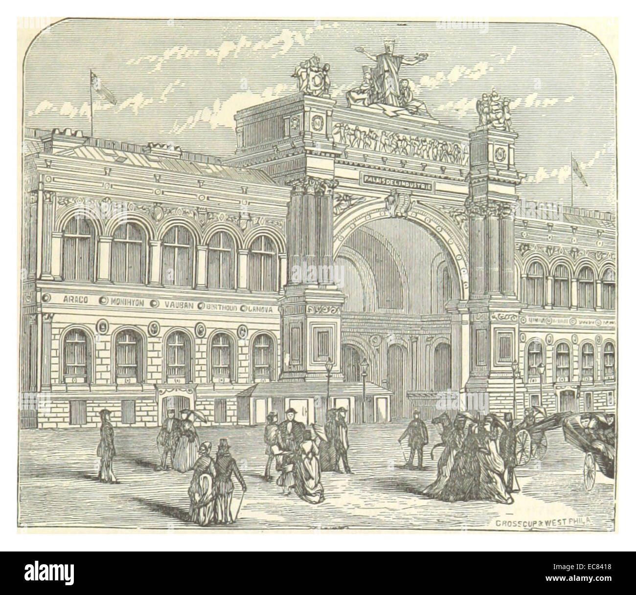 Map of paris 1855 hi-res stock photography and images - Alamy