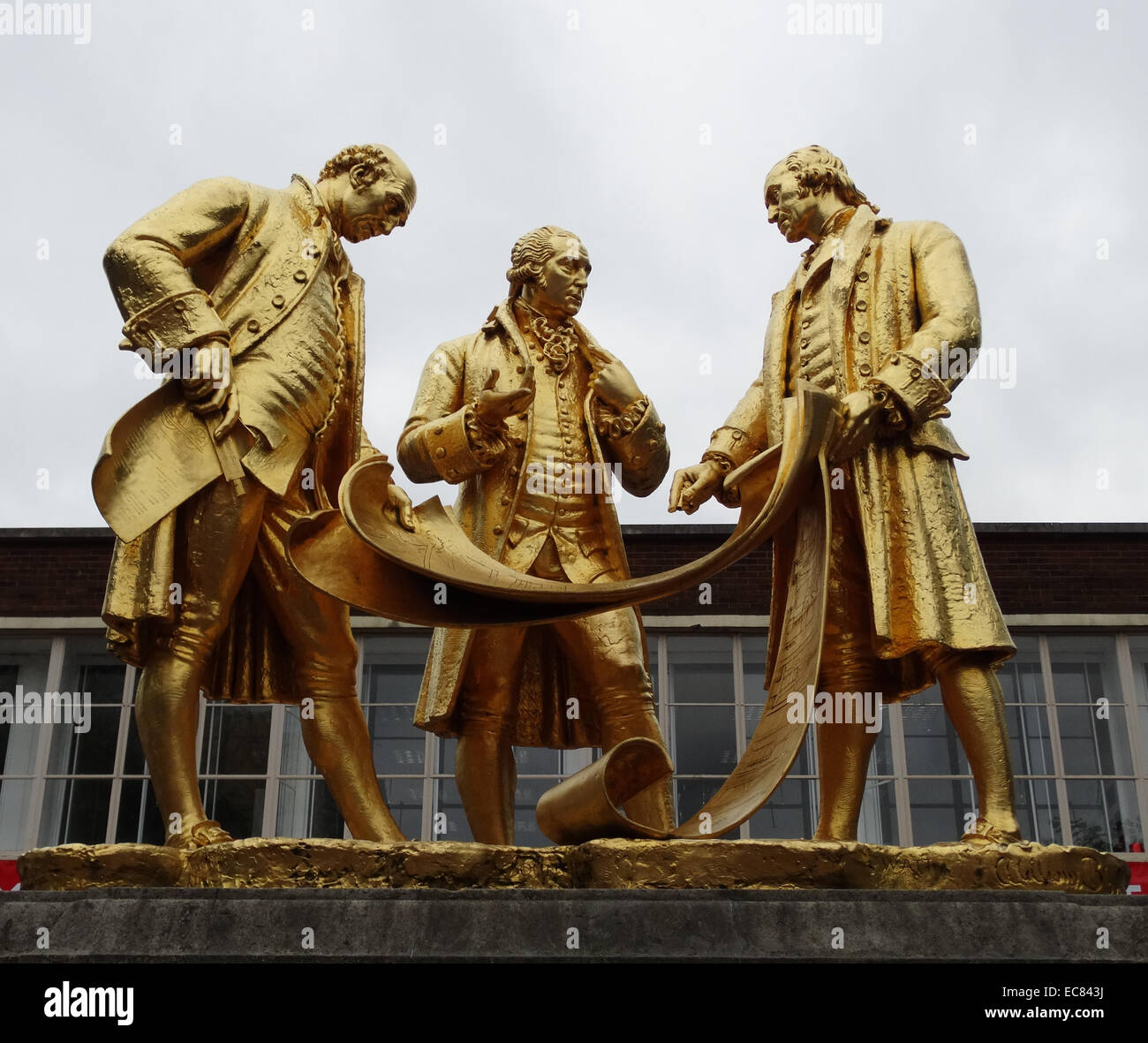 William Bloye's statue of Matthew Boulton; James Watt and William ...