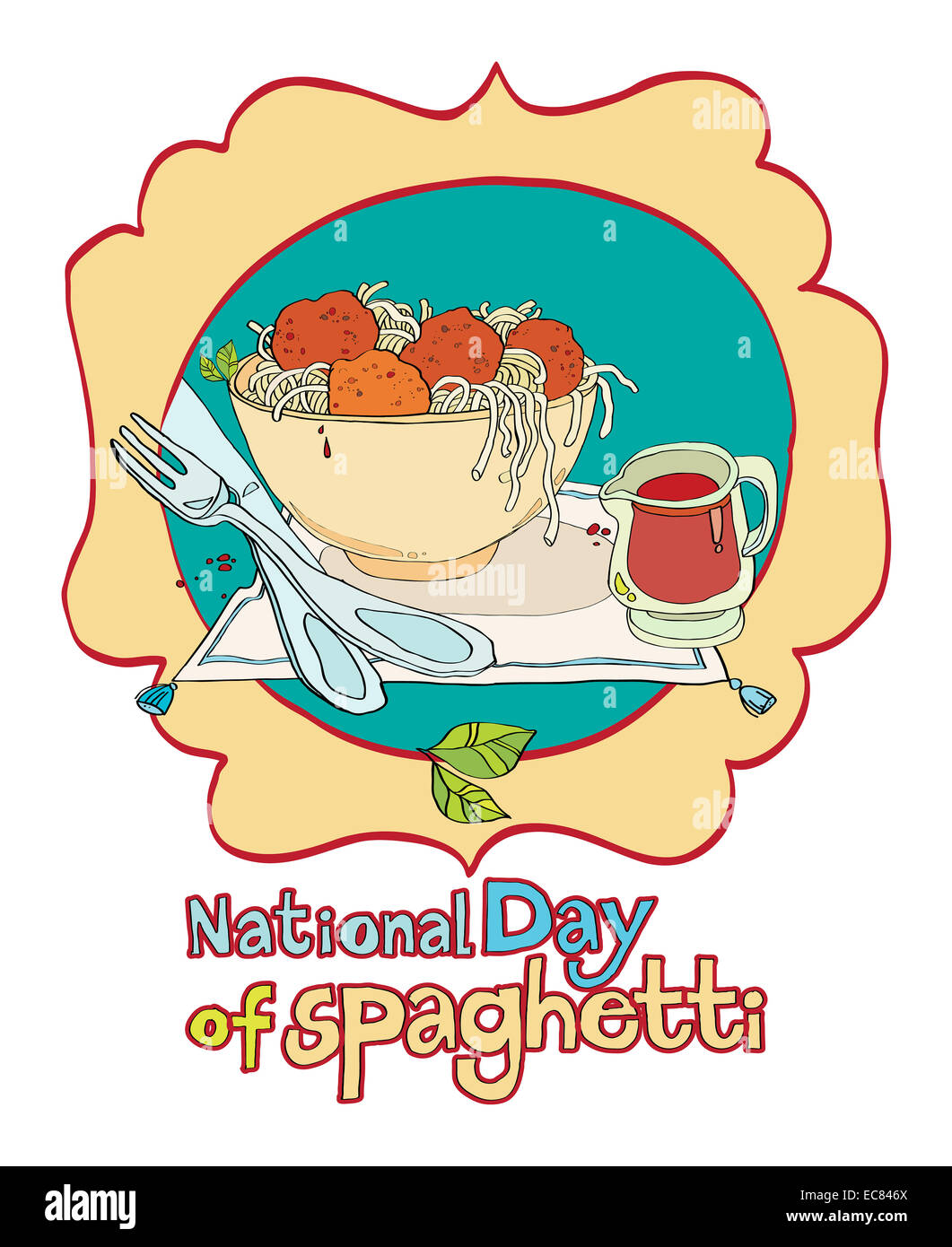 Cartoon spaghetti hi-res stock photography and images - Alamy