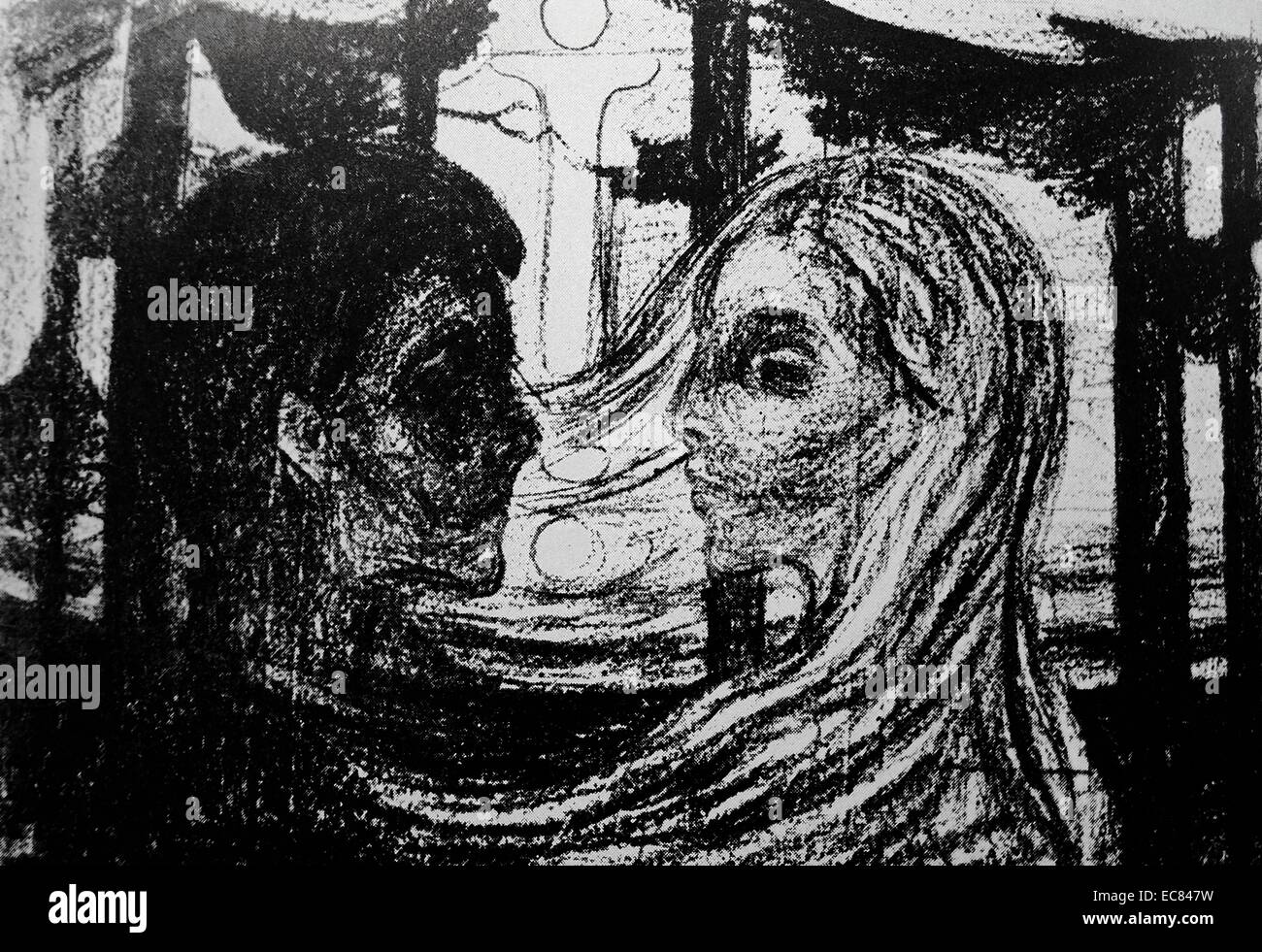 Edvard munch art Black and White Stock Photos & Images - Alamy