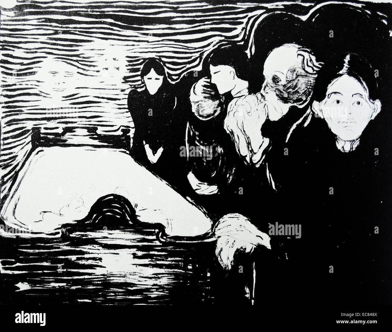 Work entitled Death match by the Norwegian artist Edvard Munch (1863 ...