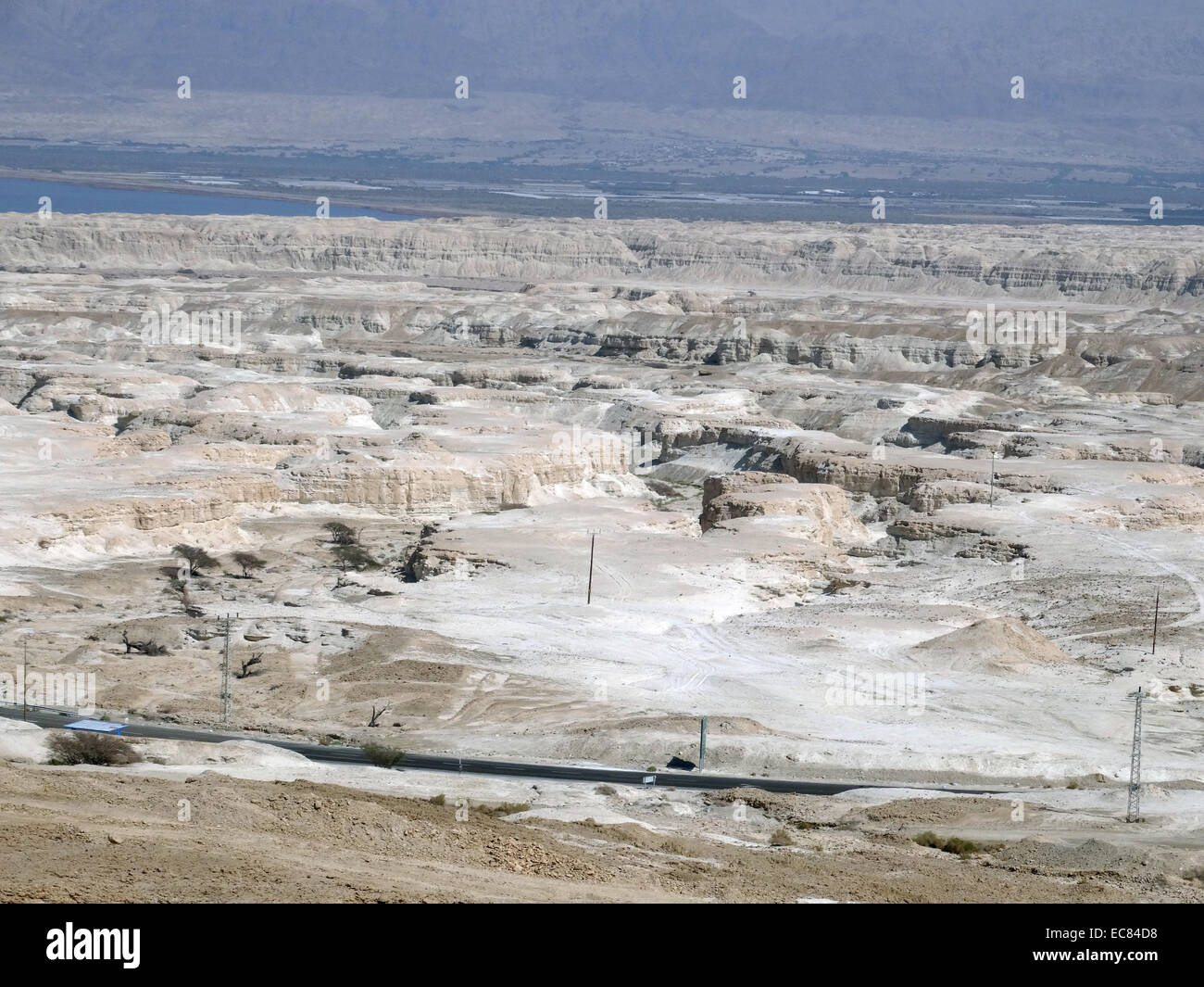 Geological layers exposed near the Dead Sea; Western Side (Israel). The ...
