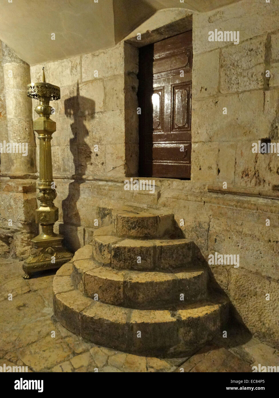 The Church of the Holy Sepulchre in Jerusalem is identified as the ...