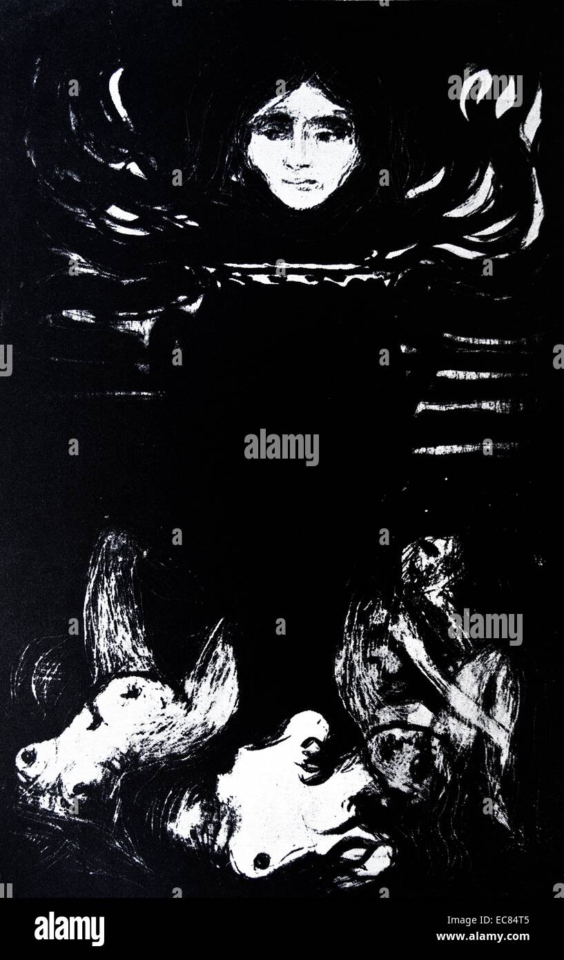 Edvard munch work of art hi-res stock photography and images - Alamy