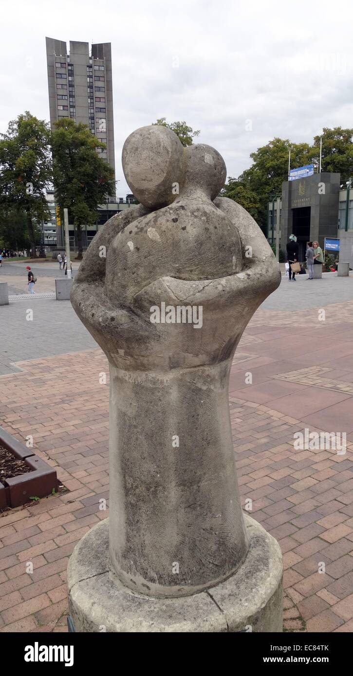The enfolding by Jean Parker 1986, Coventry, England Stock Photo - Alamy