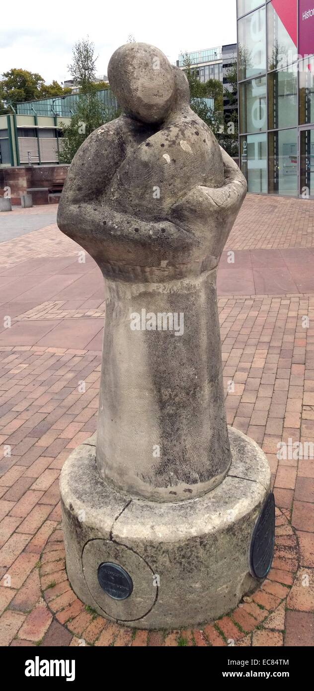 The enfolding by Jean Parker 1986, Coventry, England Stock Photo - Alamy
