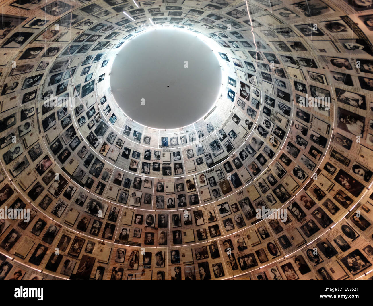 The Hall of Names at Yad Vashem; Jerusalem Stock Photo - Alamy