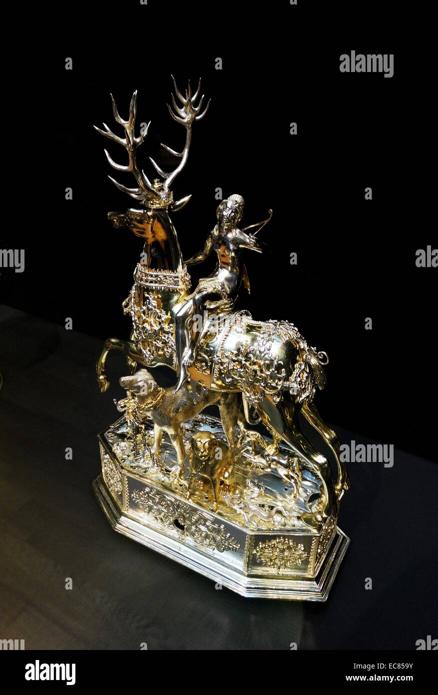 Table automaton in the form of Diana on a stag. Created by Jacob Miller ...
